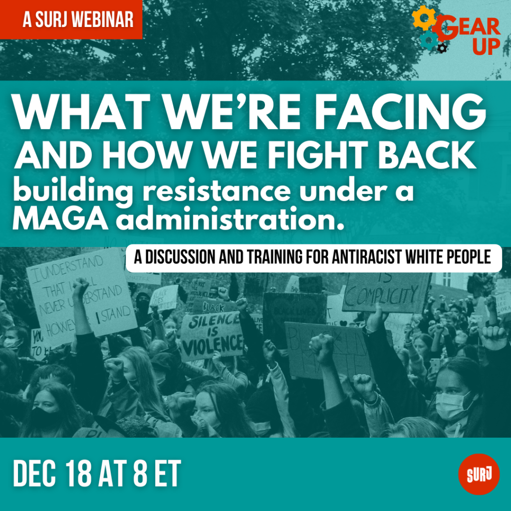 A home for white people working for justice - SURJ