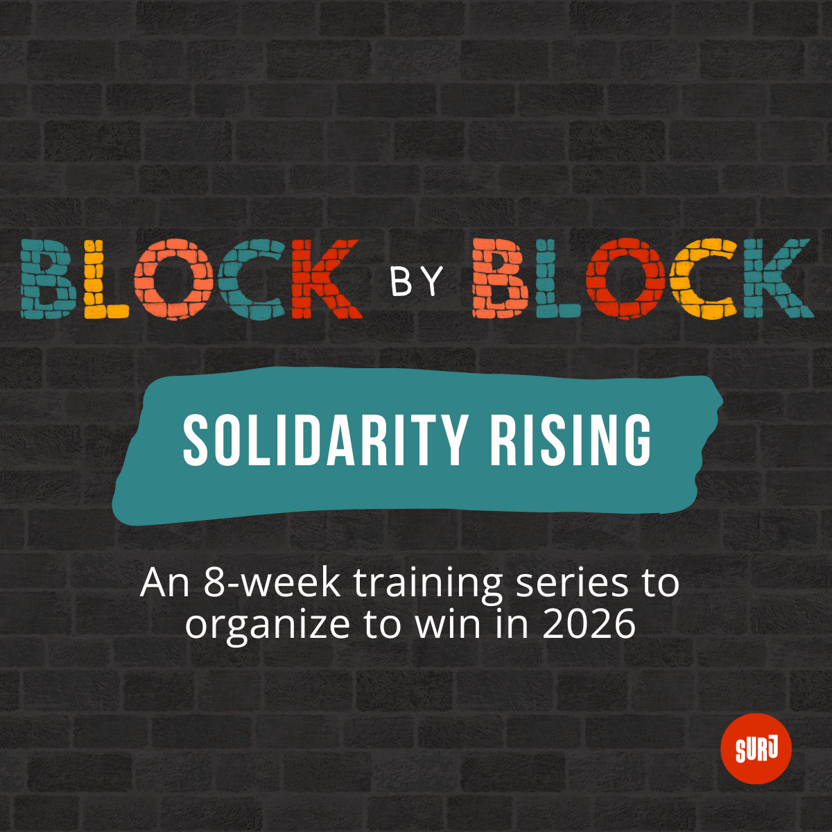 Block by Block: Solidarity Rising - SURJ